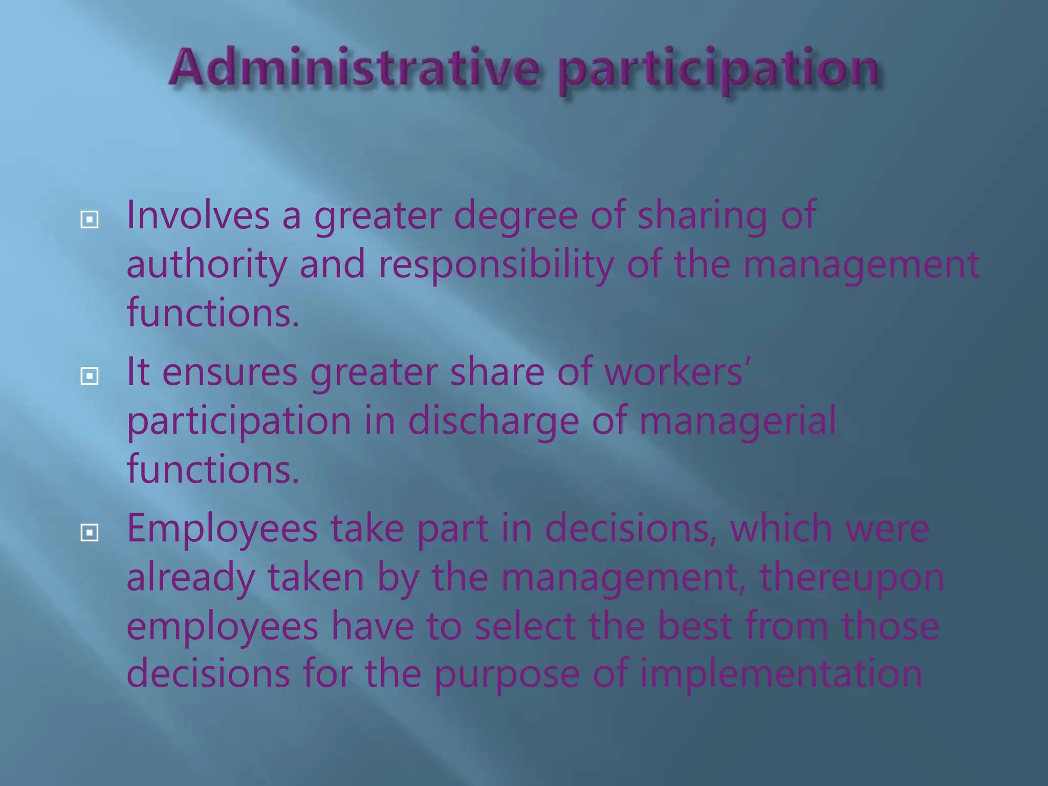 unit 5. wpm - module 5.pptxworkers participation in management | PPT