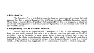 Indirect tax-Custom duty -act,objectives | PPTX