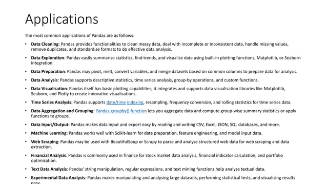 Python short notes on modules and applications | PPT