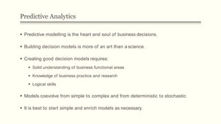 Predictive Analytics Predictive Analytics | PPT