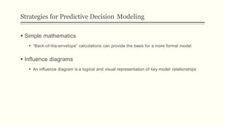 Predictive Analytics Predictive Analytics | PPT