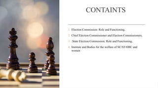 UNIT 5 election commission second year dbatu | PPTX