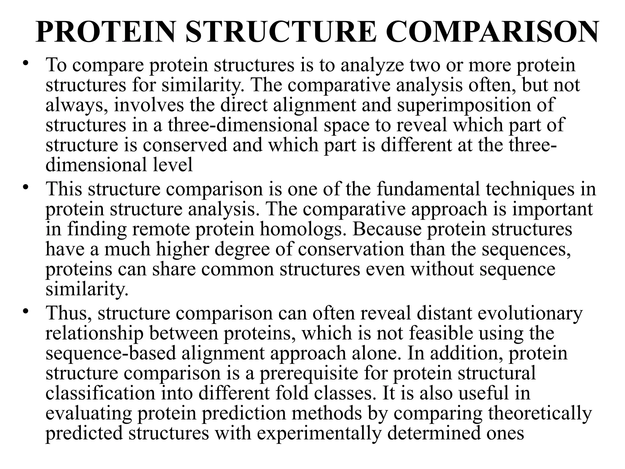 Protein Structure Visualisation and various tool | PPT