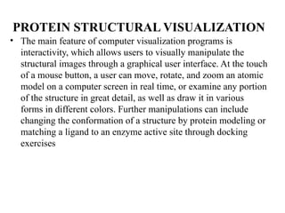 Protein Structure Visualisation and various tool | PPT