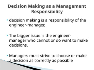 Unit 5 - Decision Making Organizations and Management Concepts | PPTX