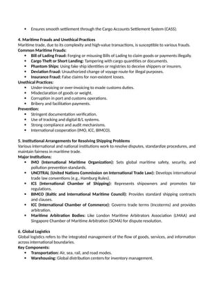 UNIT 5 Air shipment refers to the transportation | DOCX