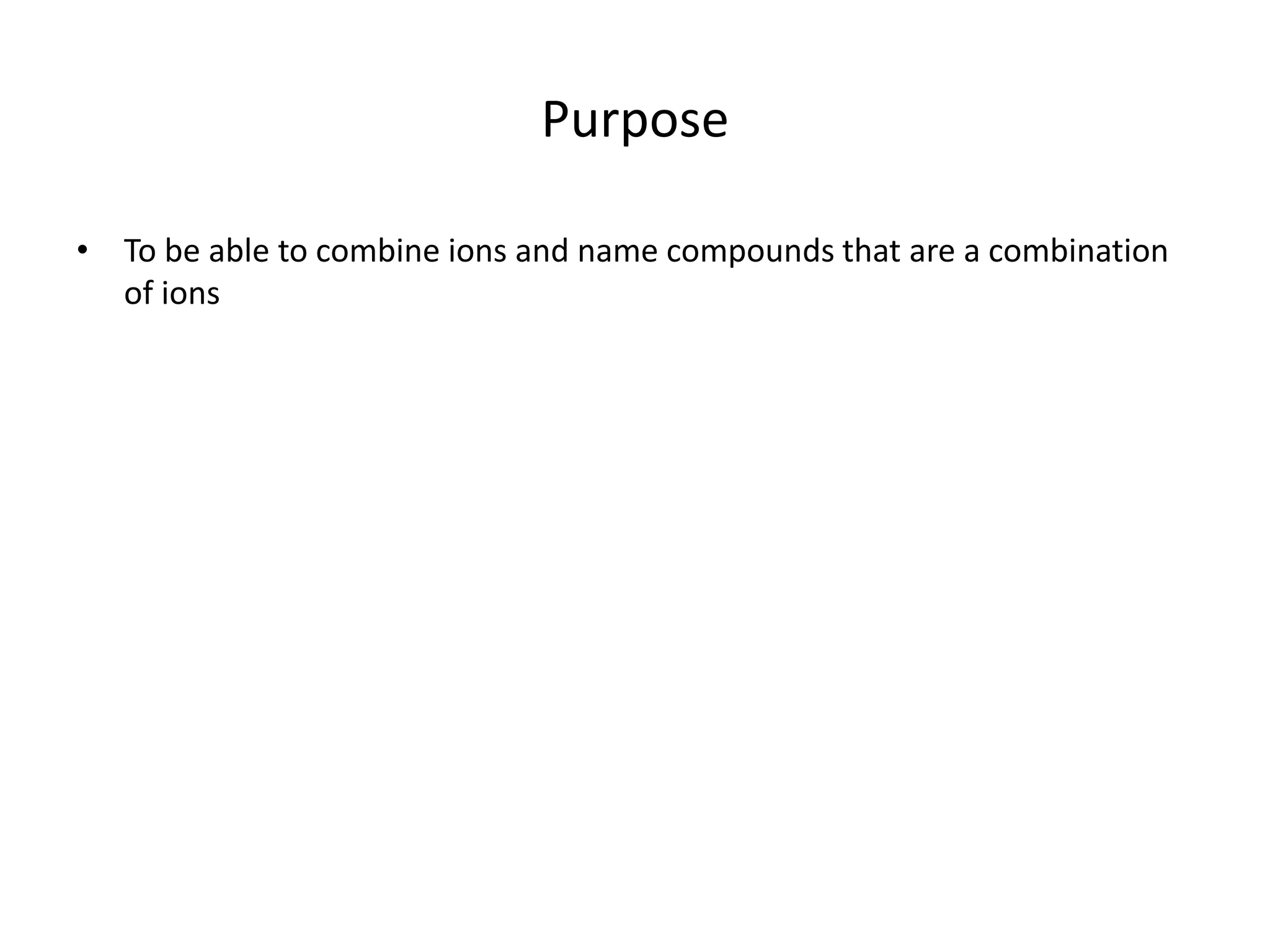 Unit 5 4 basic ionic compounds | PPT