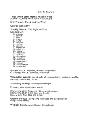 Unit 5 5 focus wall outline | PDF