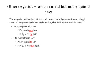 Unit 5 8 acid nomenclature | PPT