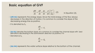 Gradually varied flow and rapidly varied flow | PDF