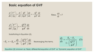 Gradually varied flow and rapidly varied flow | PDF