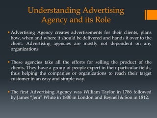 Choosing the right agency | PPTX | Advertising Industry | Industries