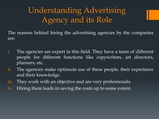 Choosing the right agency | PPTX | Advertising Industry | Industries