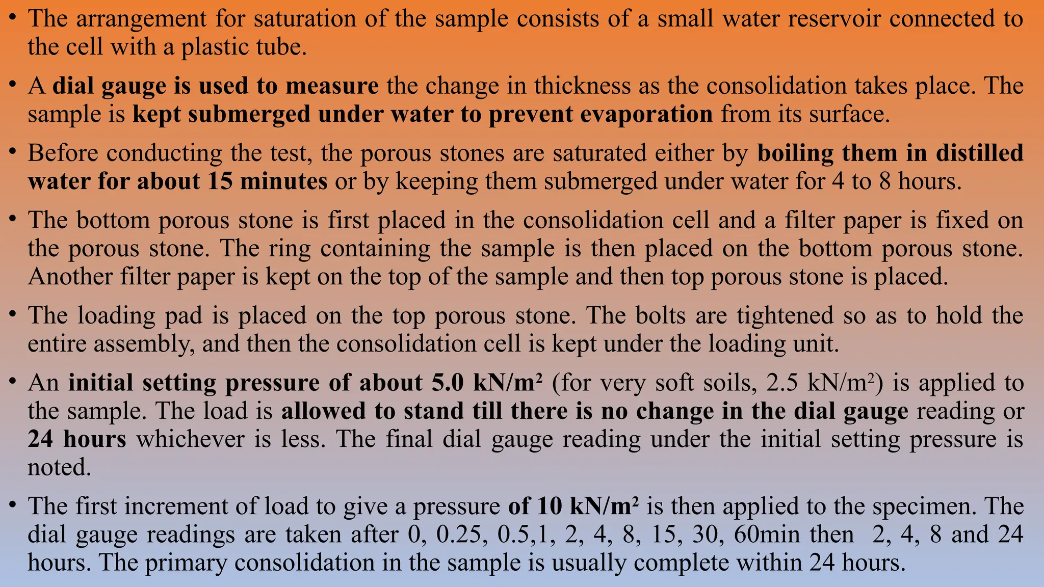 Unit-5. Consolidation of soil and Test results | PPTX