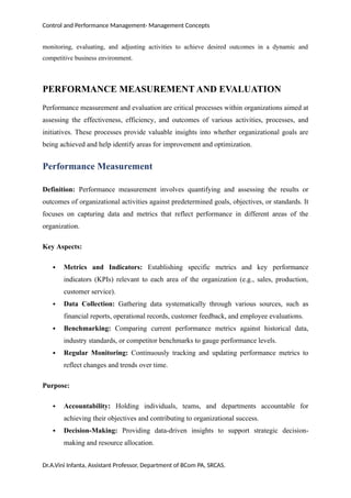 CONTROL AND PERFORMANCE MANAGEMENT DOCUMENT | DOCX