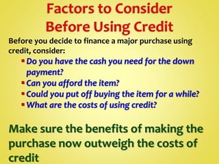 Unit 5: Credit (Notes) | PPTX