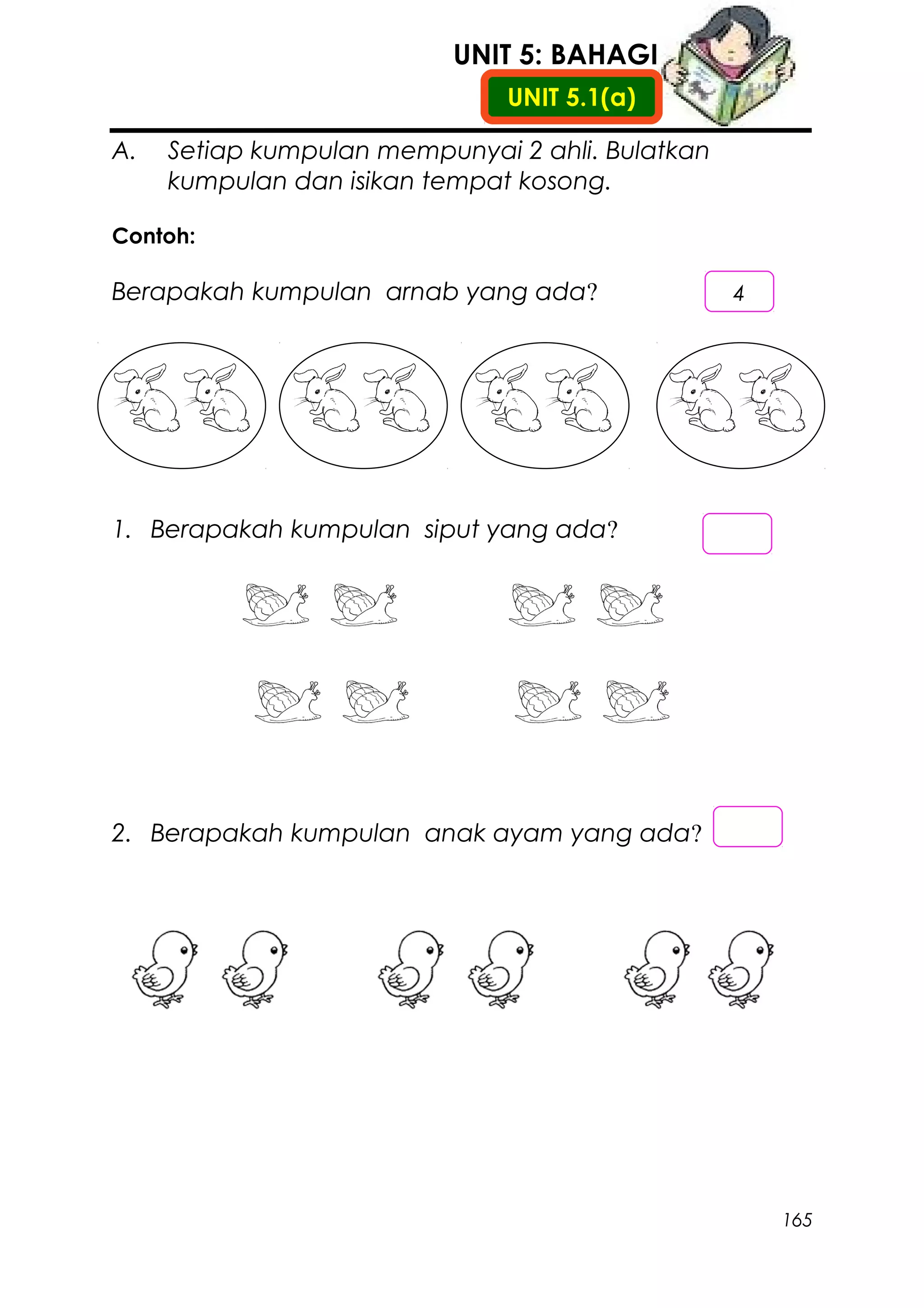 Unit 5 darab dalam lingkungan fakta asas bahagi (sifir 2, 5, 10 dan 4 ...