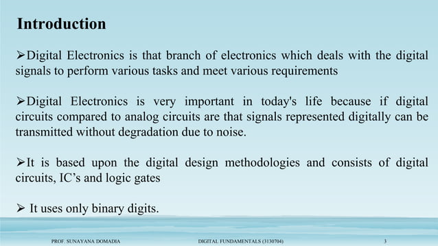 CVMU digital electronics ppt for students to learn from | PPT