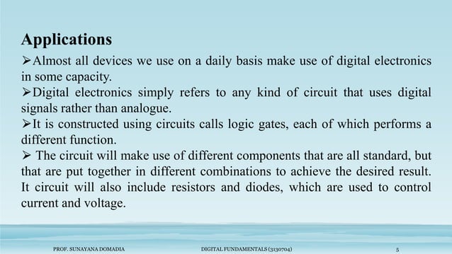 CVMU digital electronics ppt for students to learn from | PPT