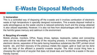 E-waste Management | PPTX