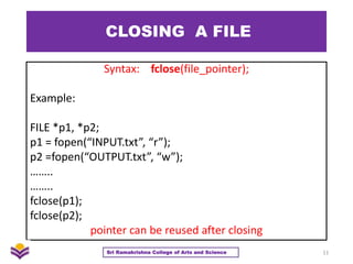 unit 5-files.pptx | Operating Systems | Computer Software and Applications
