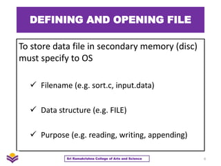 unit 5-files.pptx | Operating Systems | Computer Software and Applications