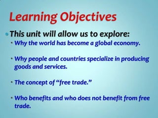 Unit 5 - Global Business Notes | PPTX