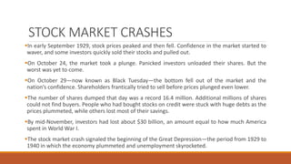 UNIT 5-GREAT DEPRESSION OF 1929 AND THE NEW DEAL | PPTX