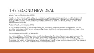 UNIT 5-GREAT DEPRESSION OF 1929 AND THE NEW DEAL | PPTX