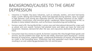 UNIT 5-GREAT DEPRESSION OF 1929 AND THE NEW DEAL | PPTX