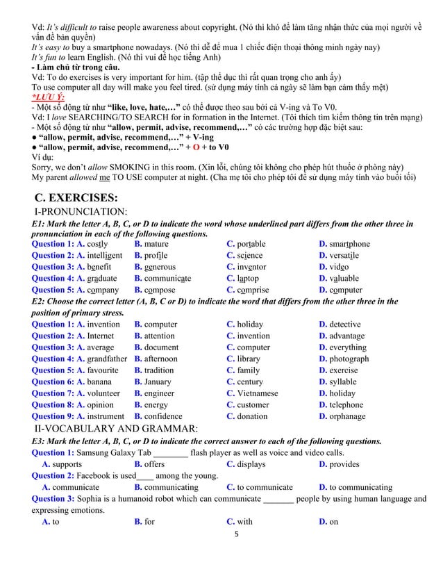 BÀI TẬP BỔ TRỢ TIẾNG ANH GLOBAL SUCCESS 10 - CẢ NĂM, CÓ ĐÁP ÁN TẢI MIỄN PHÍ | PDF