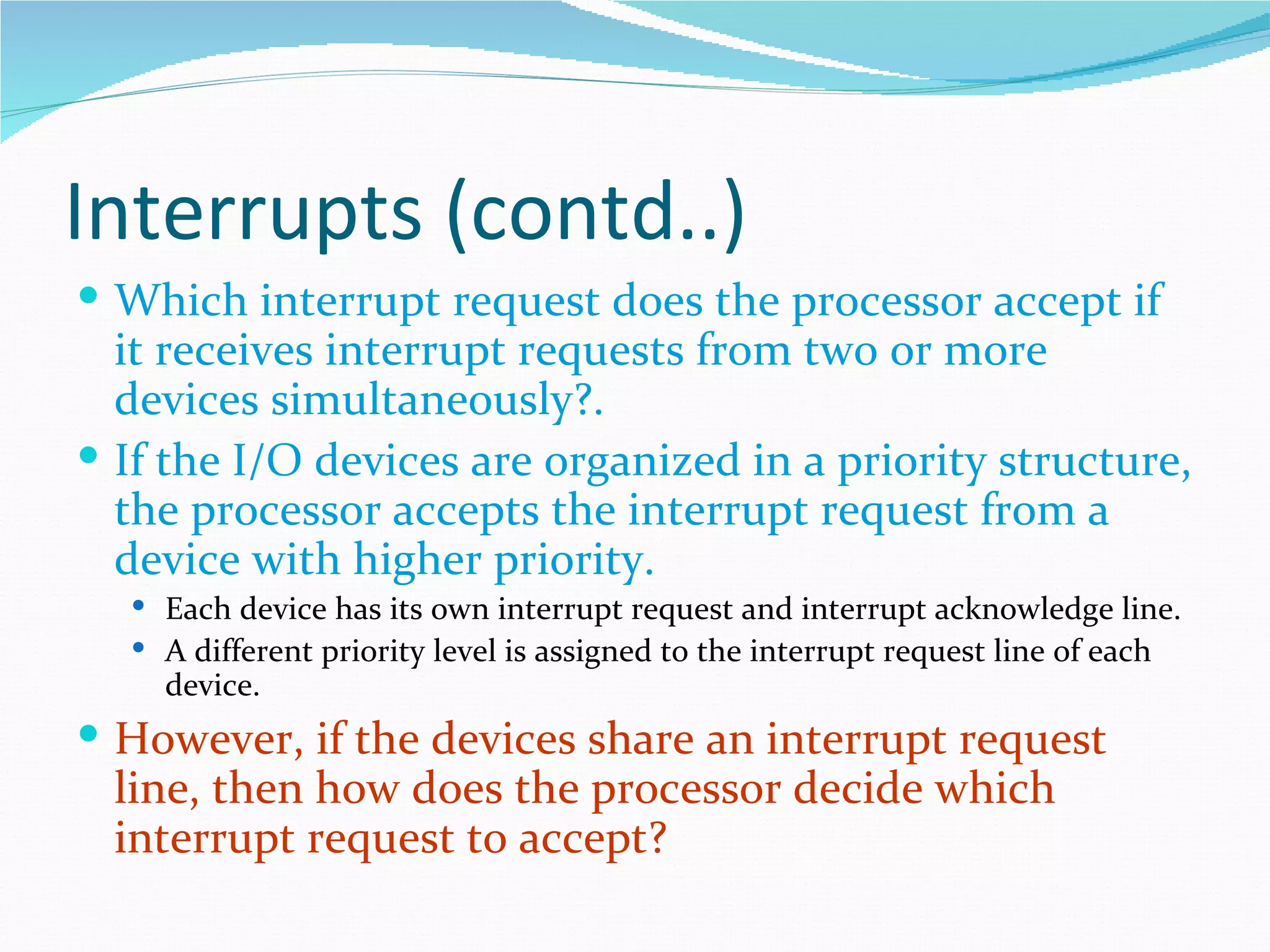 Unit 5 I/O organization | PPT