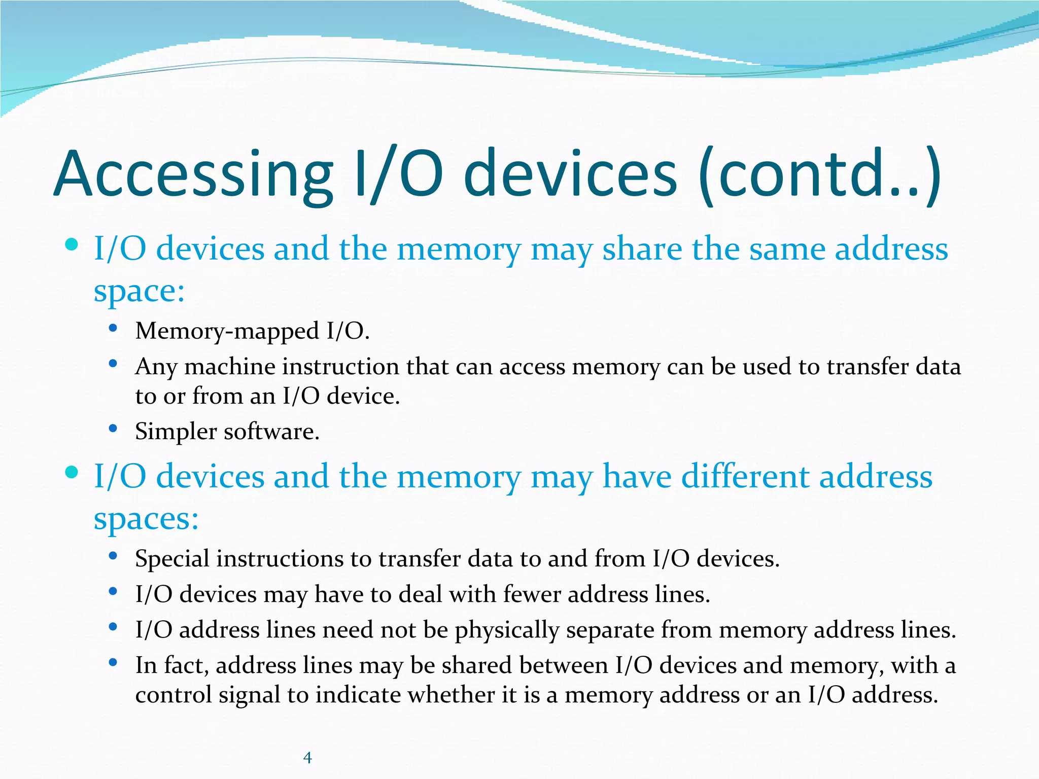 Unit 5 I/O organization | PPT