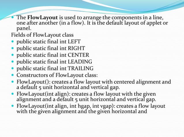 Unit 5 java-awt (1) | PPTX