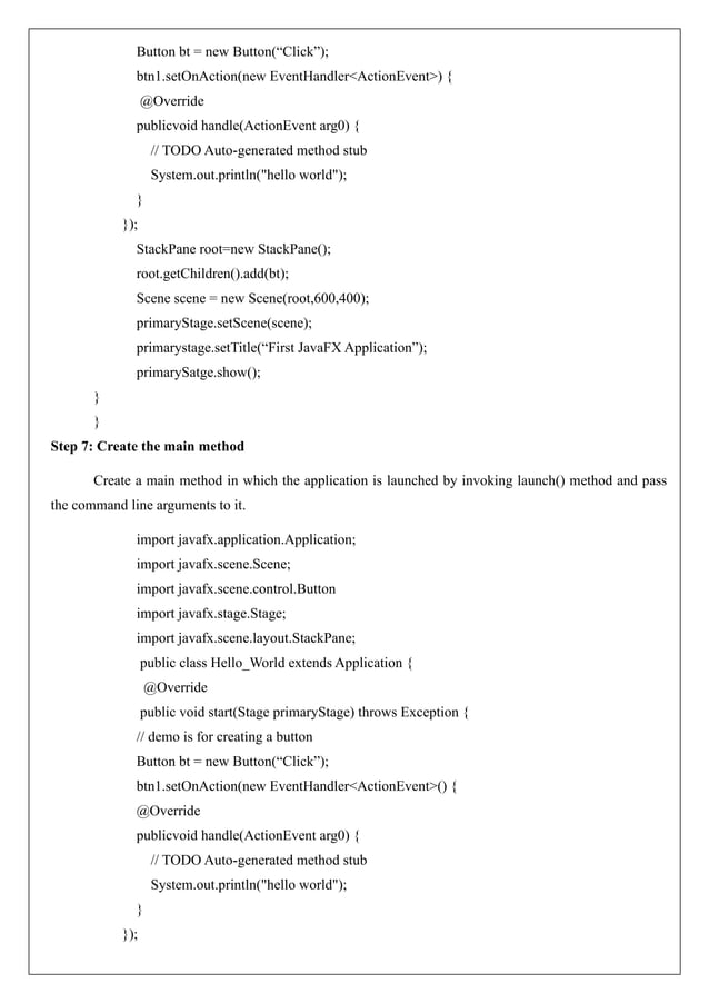 Unit 5 Javafx Event Handling Controls And Componentspdf