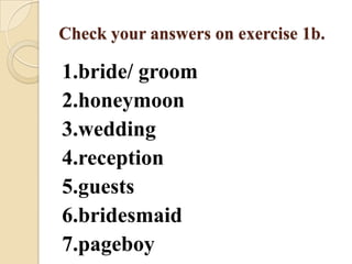 Unit 5.lesson 4.marriages | PPTX
