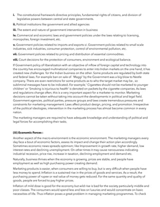 Unit 5 marketing environment - Class 11 - CBSE - 2016/17 | PDF