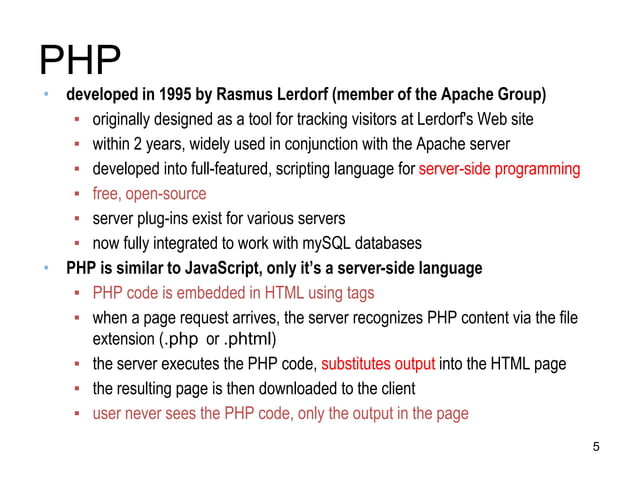 Unit 5 Php Declaring Variables Data Types Array String Operators Expression Control
