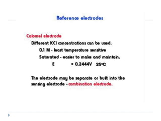 Unit 5 Potentiometry | PPTX