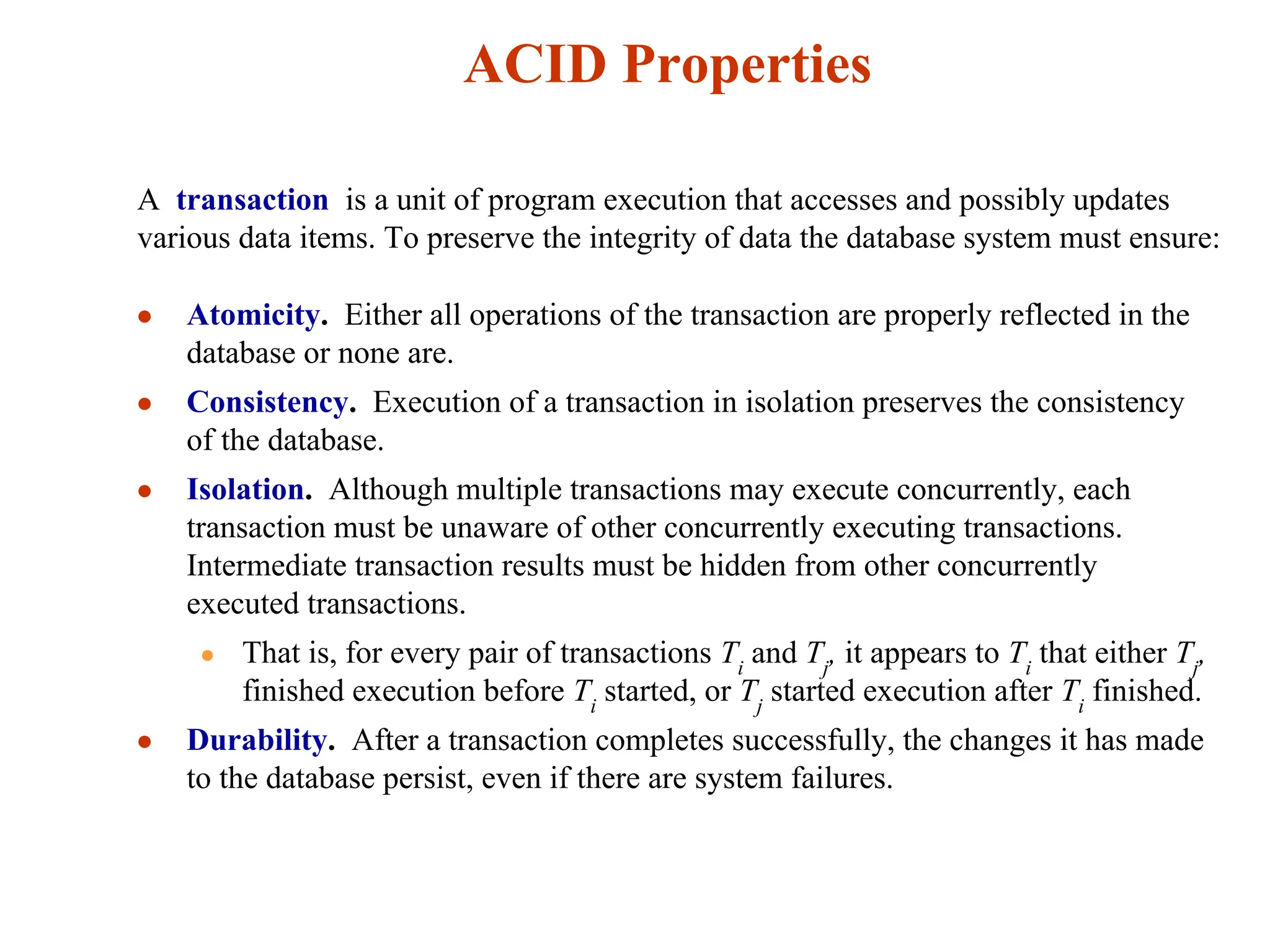 Unit 5 DATABASE MANAGEMENT SYSTEM SRMIST | PDF