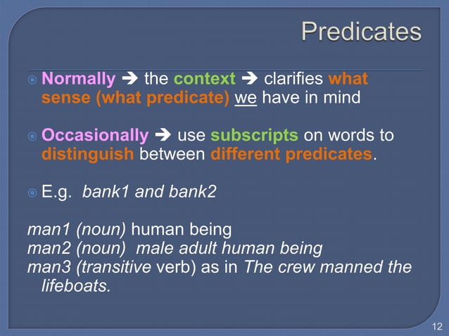 Unit 5 - Predicates | PPTX | Programming Languages | Computing