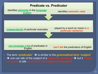 Unit 5 - Predicates | PPTX