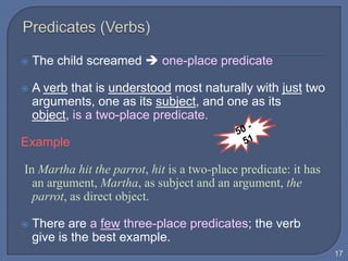 Unit 5 - Predicates | PPTX
