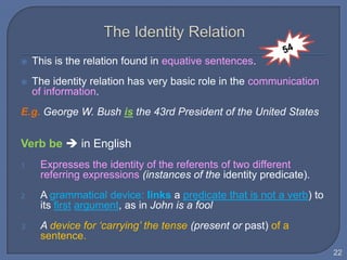 Unit 5 - Predicates | PPTX