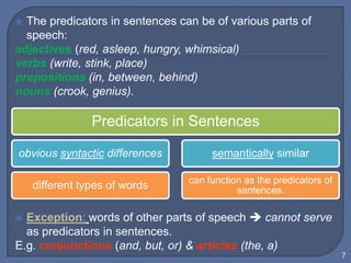 Unit 5 - Predicates | PPTX