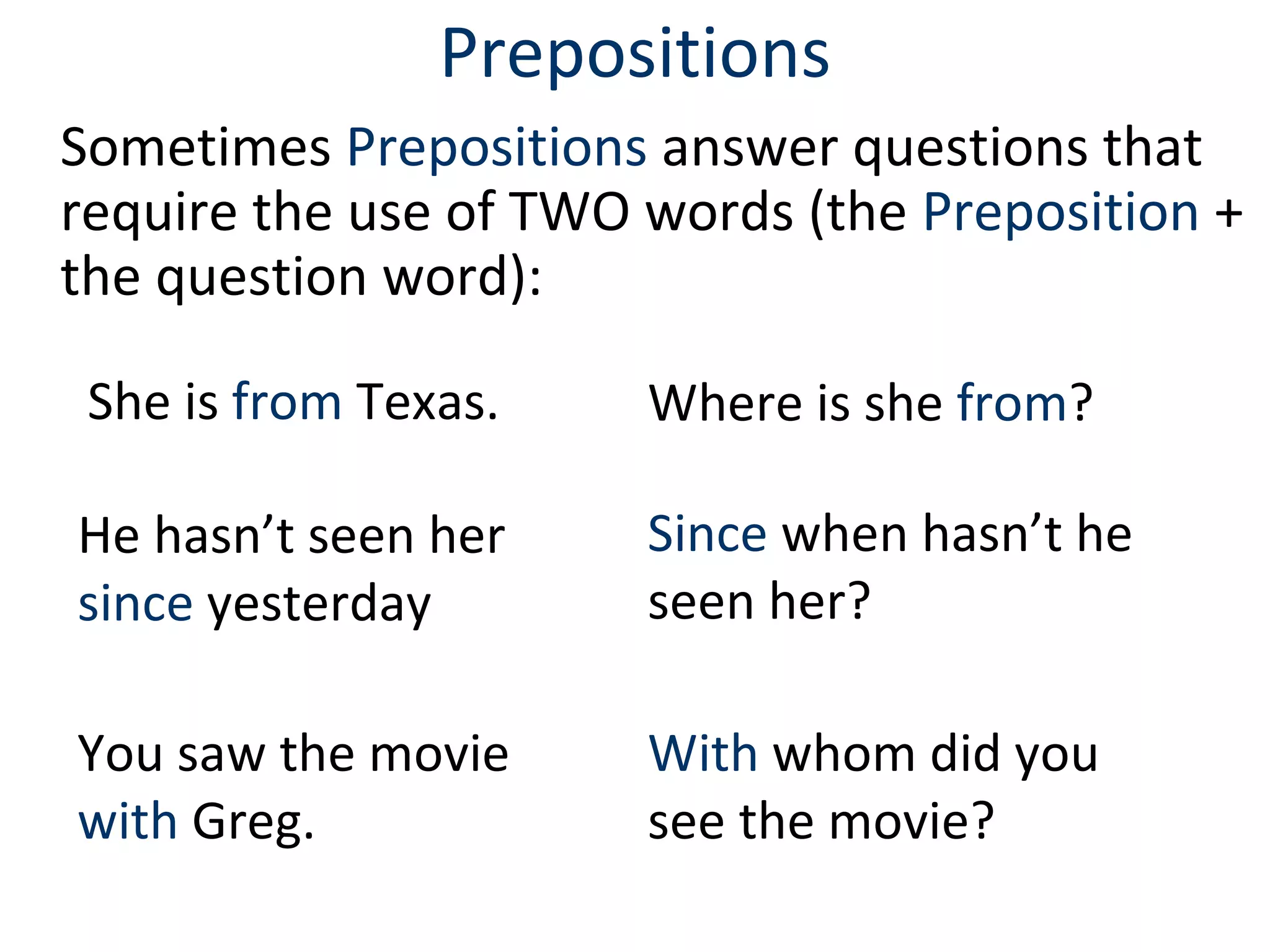 Unit 5 prepositions | PPT