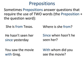 Unit 5 prepositions | PPT