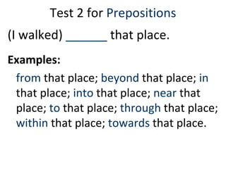 Unit 5 prepositions | PPT