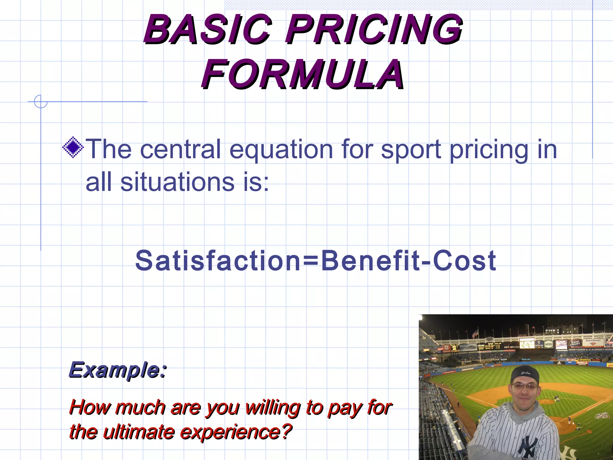 Unit 5 - Pricing of Sports | PPT