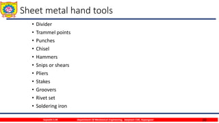 Unit 5 sheet metal working | PDF
